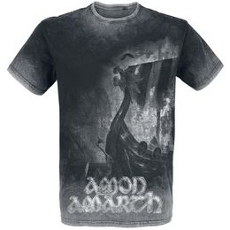 Amon Amarth One Thousand Burning Arrows T-Shirt charcoal in M