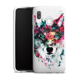 DeinDesign Handyhülle Riza Peker Wolf bunt Wolve ohne Hintergrund