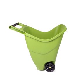 ONDIS24 Schubkarre Gartenschubkarre 85 L Trolley mit Griff Zweirad Kunststoff Outdoor