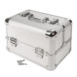 TecTake Koffer Kosmetikkoffer mit 4 Ablagefächern