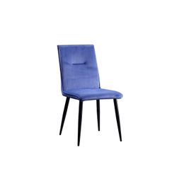 HTI-Living Esszimmerstuhl Stuhl Salinas Velvet Blau (Stück