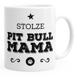 MoonWorks Tasse Kaffee-Tasse Stolze [object Object] Mama [object Object] Besitzerin Hundebesitzerin MoonWorks®