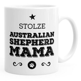 MoonWorks Tasse Kaffee-Tasse Stolze [object Object] Mama [object Object] Besitzerin Hundebesitzerin MoonWorks®