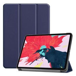 Wigento Tablet-Hülle Premium Smart Cover Blau Wake UP Tasche Etuis Hülle für Apple iPad Pro 11.0 2020 Case