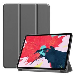 Wigento Tablet-Hülle Premium Smart Cover Grau Wake UP Tasche Etuis Hülle für Apple iPad Pro 11.0 2020 Case