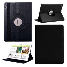 Wigento Tablet-Hülle Für Apple iPad Pro 12.9 2020 360 Grad Hülle Cover Tasche Schwarz Kunst Leder Case Neu