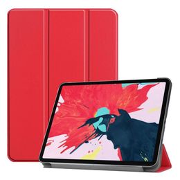 Wigento Tablet-Hülle Premium Smart Cover Rot Wake UP Tasche Etuis Hülle für Apple iPad Pro 11.0 2020 Case