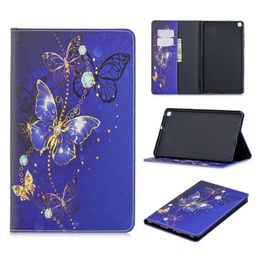 Wigento Tablet-Hülle Für Samsung Galaxy Tab A 8.0 2019 T290 T295 Motiv 14 Tasche Kunst Leder Hülle Etuis