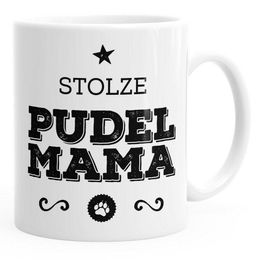 MoonWorks Tasse Kaffee-Tasse Stolze [object Object] Mama [object Object] Besitzerin Hundebesitzerin MoonWorks®