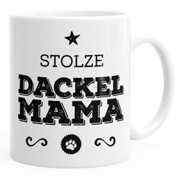 MoonWorks Tasse Kaffee-Tasse Stolze [object Object] Mama [object Object] Besitzerin Hundebesitzerin MoonWorks®