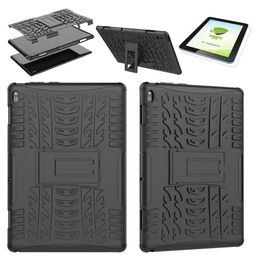 Wigento Tablet-Hülle Für Lenovo Tab E10 TB-X104F 10.1 aufstellbare Outdoor Hybrid Tablet Tasche Etuis Cover Case Schutz Robust Neu