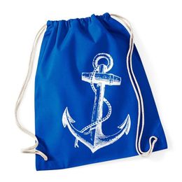 Autiga Turnbeutel Turnbeutel Anker Hipster Beutel Tasche Anchor Jutebeutel Beuteltasche Drawstring