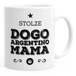 MoonWorks Tasse Kaffee-Tasse Stolze [object Object] Mama [object Object] Besitzerin Hundebesitzerin MoonWorks®