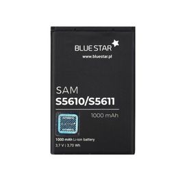 BlueStar Akku Ersatz kompatibel mit Samsung S3650 Corby / B3410 Delphi / Star II 1000 mAh Austausch Batterie Accu AB463651BU Smartphone-Akku