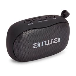 Aiwa BS-110BK Mini Bluetooth Lautsprecher 10W HyperBass Musik Box Bluetooth-Lautsprecher (10 W