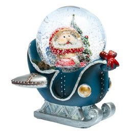 SIKORA Schneekugel SK13 Weihnachtsmann im U-Boot Schlitten D:5