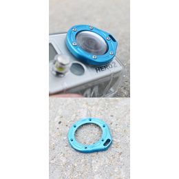 CamOn CamOn GoPro Hero2 Aluminium Ring mit Gehäusehalterung (blau) Action Cam-Halterung