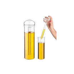 Vip Ahmet Essigspender Borosilikat Smart Ölbehälter 650ML Öl-Essigpsender Behälter Glasölflasche