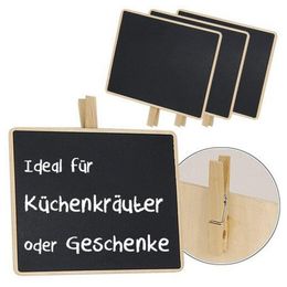 matches21 HOME & HOBBY matches21 HOME & HOBBY Dekofigur 4 Stück Kreide Tafeln 15x12 cm (4 St)