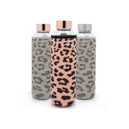 TRENDY AND NEW Trinkflasche T&N Glasflasche 550ml JUNGLE EDITION