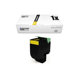 Eurotone Tonerkartusche Yellow ersetzt Lexmark 80C2SY0 802S