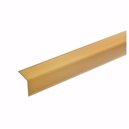 acerto® Treppenkantenprofil acerto® Alu Treppenwinkel-Profil 100cm 32x30mm gold ungebohrt