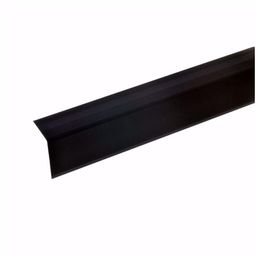 acerto® Treppenkantenprofil Alu Treppenwinkel-Profil 100cm 42x30mm bronze dunkel selbstklebend