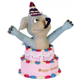 Funny Dragon Dekofigur Dekofigur Funny Dragon Lustiger Drache Happy Birthday Höhe 11 cm Kunststoff