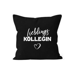 MoonWorks Dekokissen Kissen-Bezug Lieblings-Kollegin Kissen-Hülle Deko-Kissen Geschenk MoonWorks®