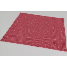 matches21 HOME & HOBBY Platzset, Textil Stoff Serviette rot weiß kariert 45x45 cm
