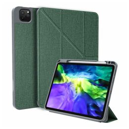 Wigento Tablet-Hülle Für Apple iPad Pro 11.0 2021 Original Mutural 3 folt Wake UP Smart Cover Tablet Tasche Etuis
