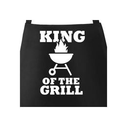 MoonWorks Grillschürze Grill-Schürze für Männer mit Motiv King of the Grill MoonWorks®