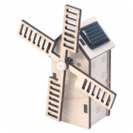 matches21 HOME & HOBBY matches21 HOME & HOBBY Holzbaukasten Solar Windmühle Bausatz Holz Kids ab 8 J