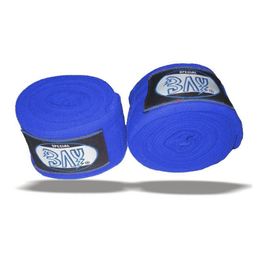 BAY-Sports Boxbandagen Basic Box-Bandagen Handbandagen Boxen Kickboxen blau