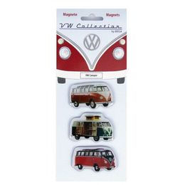VW Collection by BRISA Magnet Kühlschrankmagnete mit VW Bulli T1 Motiven (3-St)
