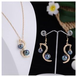 Mein Style Collier-Set Mein Style Collier mit Ohrringen COM041 Perle (Set