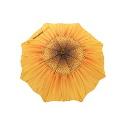 ROSEMARIE SCHULZ Heidelberg Stockregenschirm Kinderregenschirm für Mädchen Regenschirm Motiv Sonnenblume