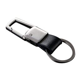 Cerbery Schlüsselanhänger Schlüsselanhänger aus Leder mit Ringen und Geschenkbox