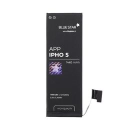 BlueStar Bluestar Akku Ersatz kompatibel mit iPhone 5 1440 mAh Austausch Batterie Handy Accu APN 616-0613 Smartphone-Akku