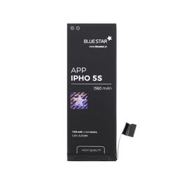 BlueStar Bluestar Akku Ersatz kompatibel mit iPhone 5S 1560 mAh Austausch Batterie Handy Accu APN 616-0721 Smartphone-Akku