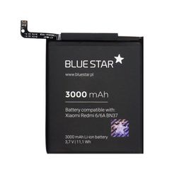 BlueStar Akku Ersatz kompatibel mit Xiaomi Redmi Note 6 / 6A 3000mAh Li-lon Austausch Batterie Accu BN37 Smartphone-Akku