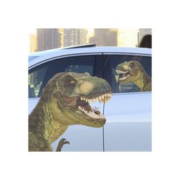 Thumbs Up Fenstersticker Ride With T-Rex