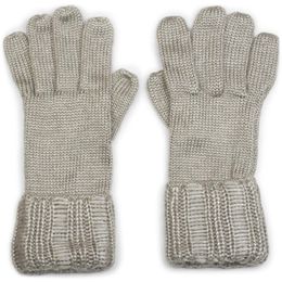 styleBREAKER Strickhandschuhe Glänzende Strick Handschuhe