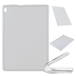Wigento Tablet-Hülle Für Lenovo Tab E10 TB-X104F 10.1 Transparent Tablet Tasche Hülle Case TPU Silikon dünn
