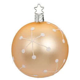 Inge Glas INGE-GLAS® Weihnachtsbaumkugel Glow apricot (1 St)