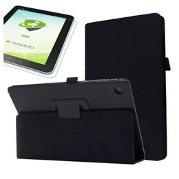 Wigento Tablet-Hülle Aufstellbare Kunst-Leder Tasche für Lenovo Tab E10 TB-X104F 10.1 Etuis Hülle Cover Schutz Case Zubehör