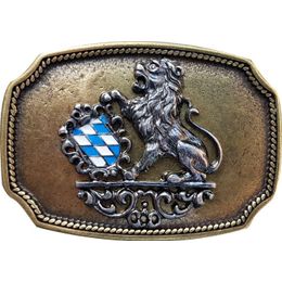 Fronhofer Gürtelschnalle 18208 Trachten Gürtelschnalle Bayerisches Wappen