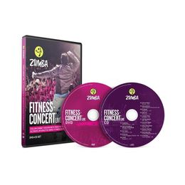 ZUMBA Fitness Ganzkörpertrainer Fitness-Concert Live ZUMBA DVD+CD Set