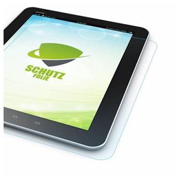 Wigento Tablet-Hülle 1x HD LCD Displayschutz für Apple iPad 10.2 2020 8. Generation Schutz Folie + Poliertuch
