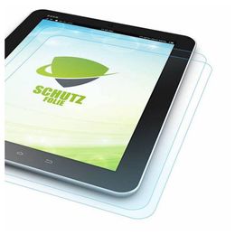 Wigento Tablet-Hülle 2x HD LCD Displayschutz für Apple iPad 10.2 2020 8. Generation Schutz Folie + Poliertuch